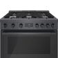 Bosch 36" Freestanding Gas Range in Black Stainless Steel | Shop NFM