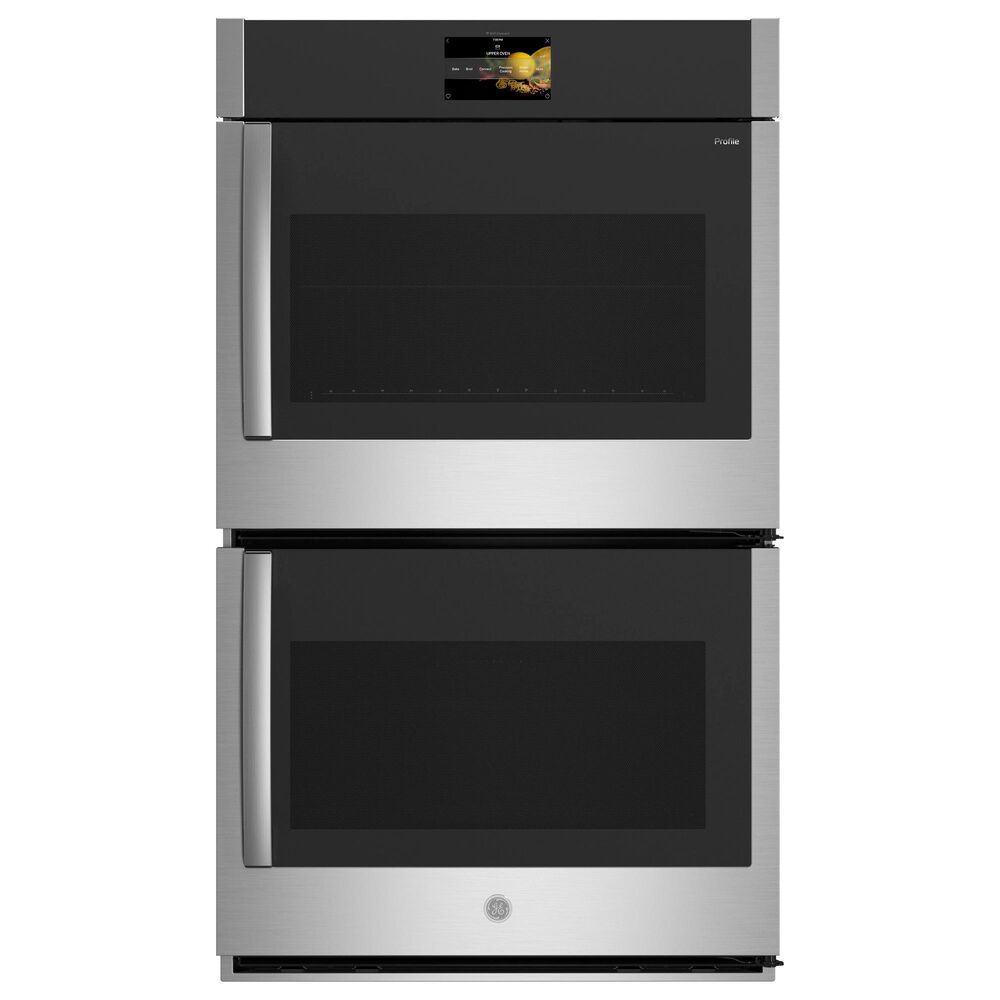 GE Profile 30" Double Wall Oven with Right-Hand Side-Swing Doors in ...
