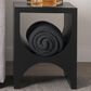 Mercana Sobi Side Table in Matte Black