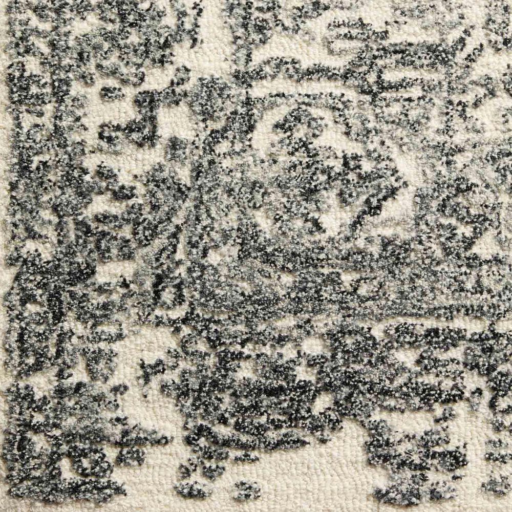 Magnolia Home Annie ANN-02 8'6" x 12' White and Black Area Rug | Shop NFM