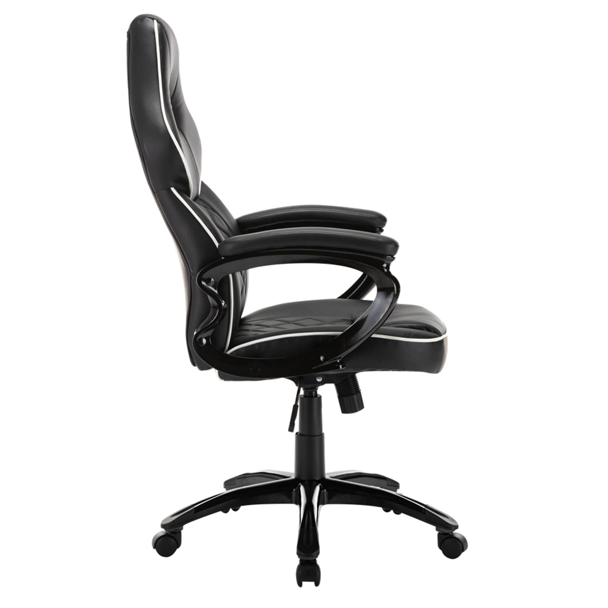 New Era Holding Group LTD Desk Chair in Black with White Trim