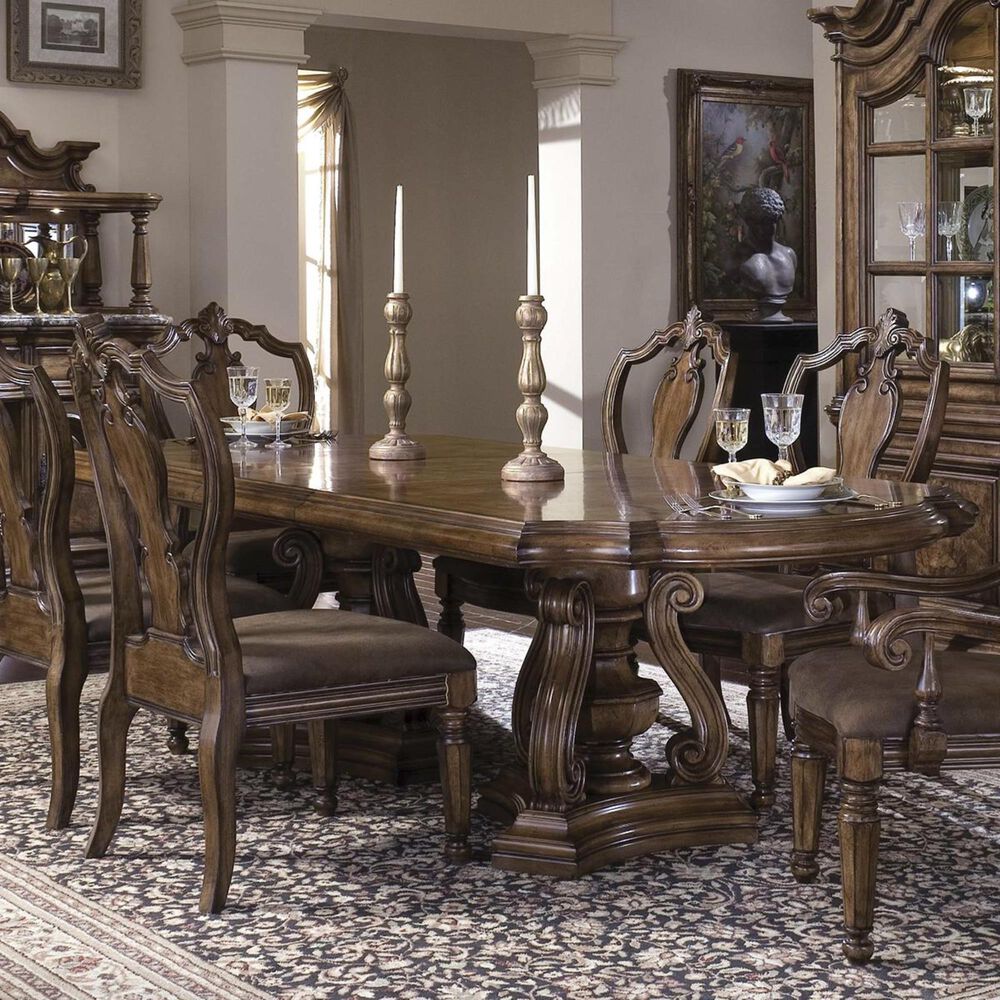 Double Pedestal Dining Room Tables