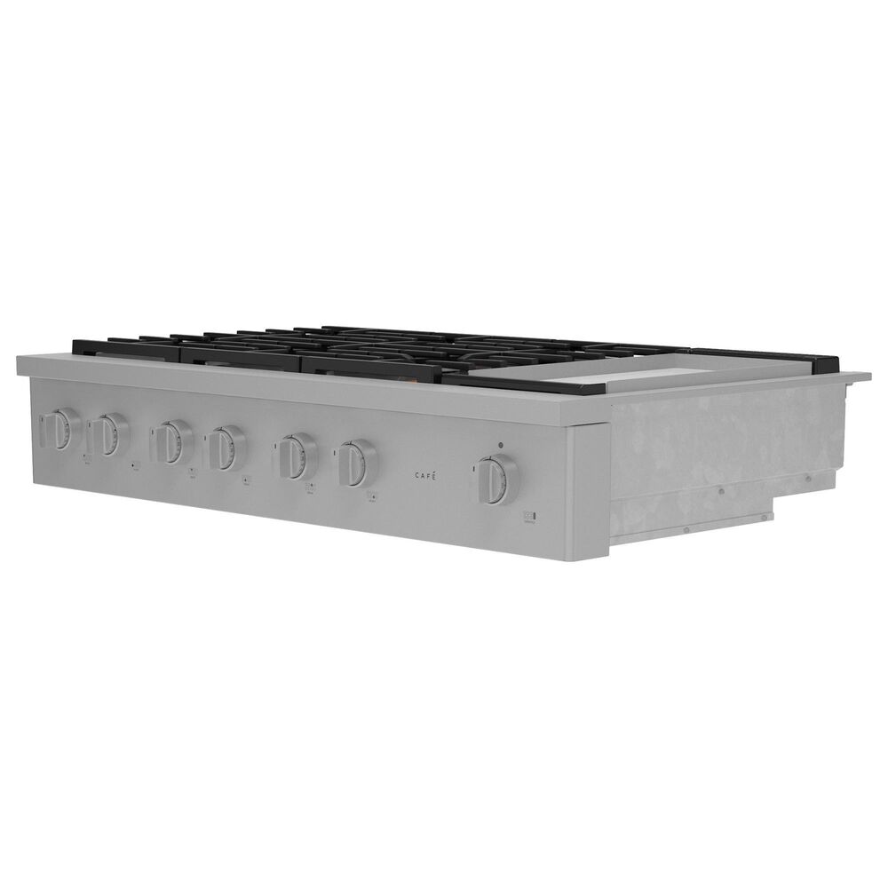 Cafe 48" Natural Gas Rangetop with Integrated Griddle in Stainless ...