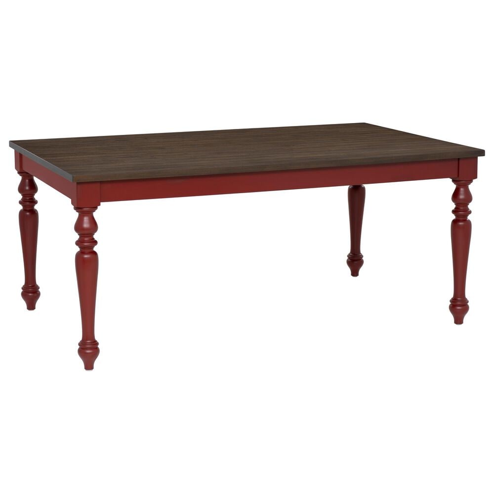 Linon Home Decor Trimble Dining Table in Red