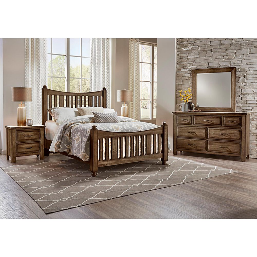 Viceray Collections Maple Road 7 Drawer Dresser in Maple Syrup | NFM