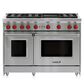 Wolf 48" Gas Range with 6 Burner in Stainless Steel | Nebraska ...