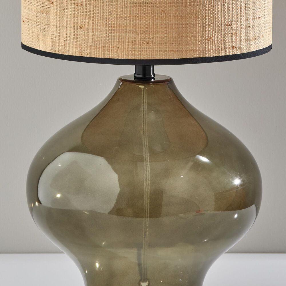 Adesso Emma 28.5" Table Lamp in Dark Green and Black | Shop NFM