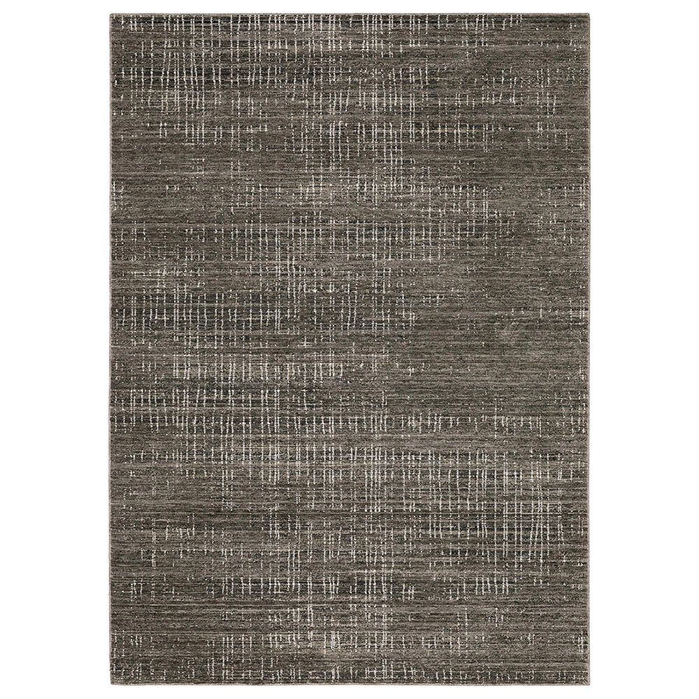 Oriental Weavers Nebulous Tweed 6'7" x 9'9" Charcoal Area Rug | NFM