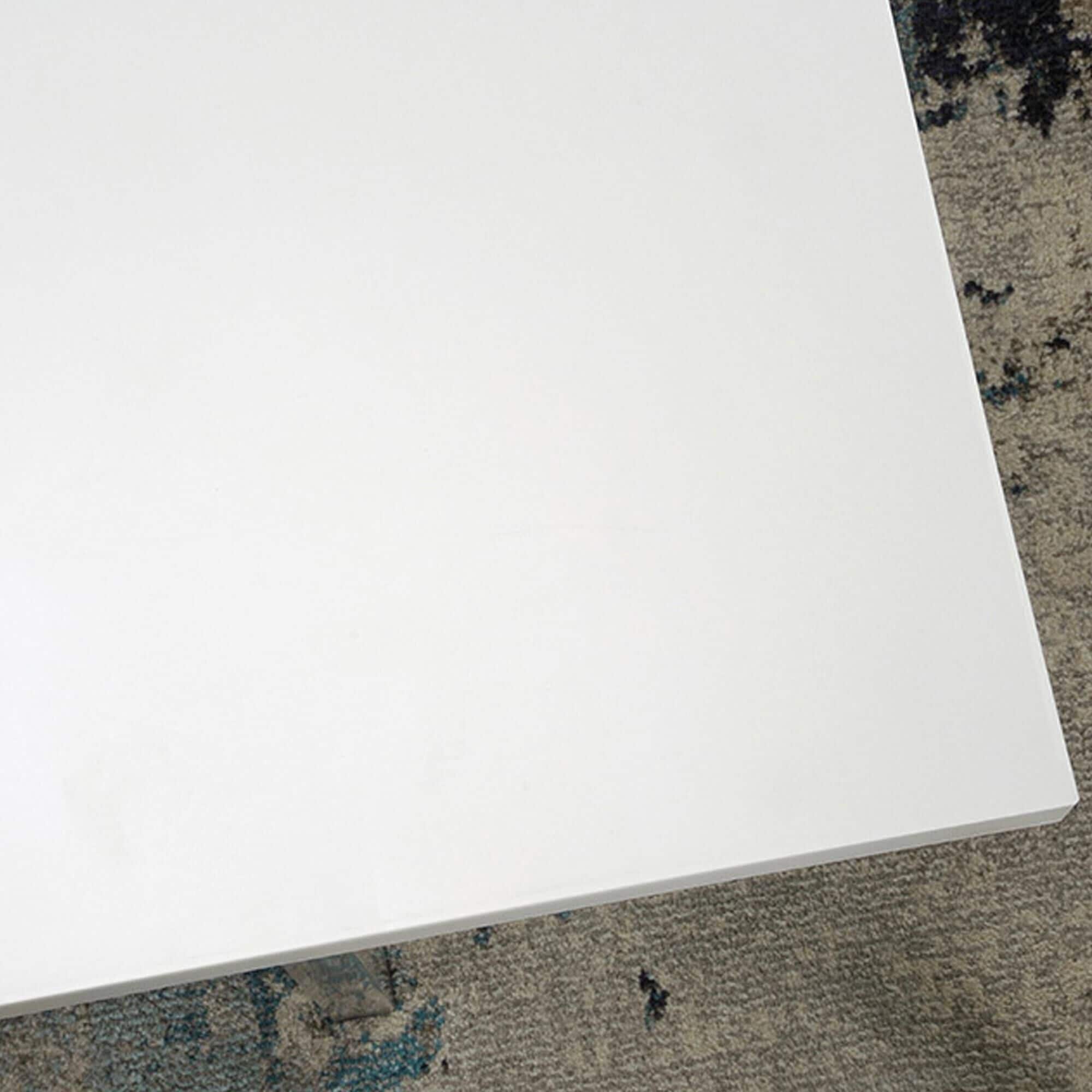 Sauder craft pro work table in laminate white store