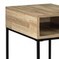 Ashley Gerdanet Rectangular End Table in Natural