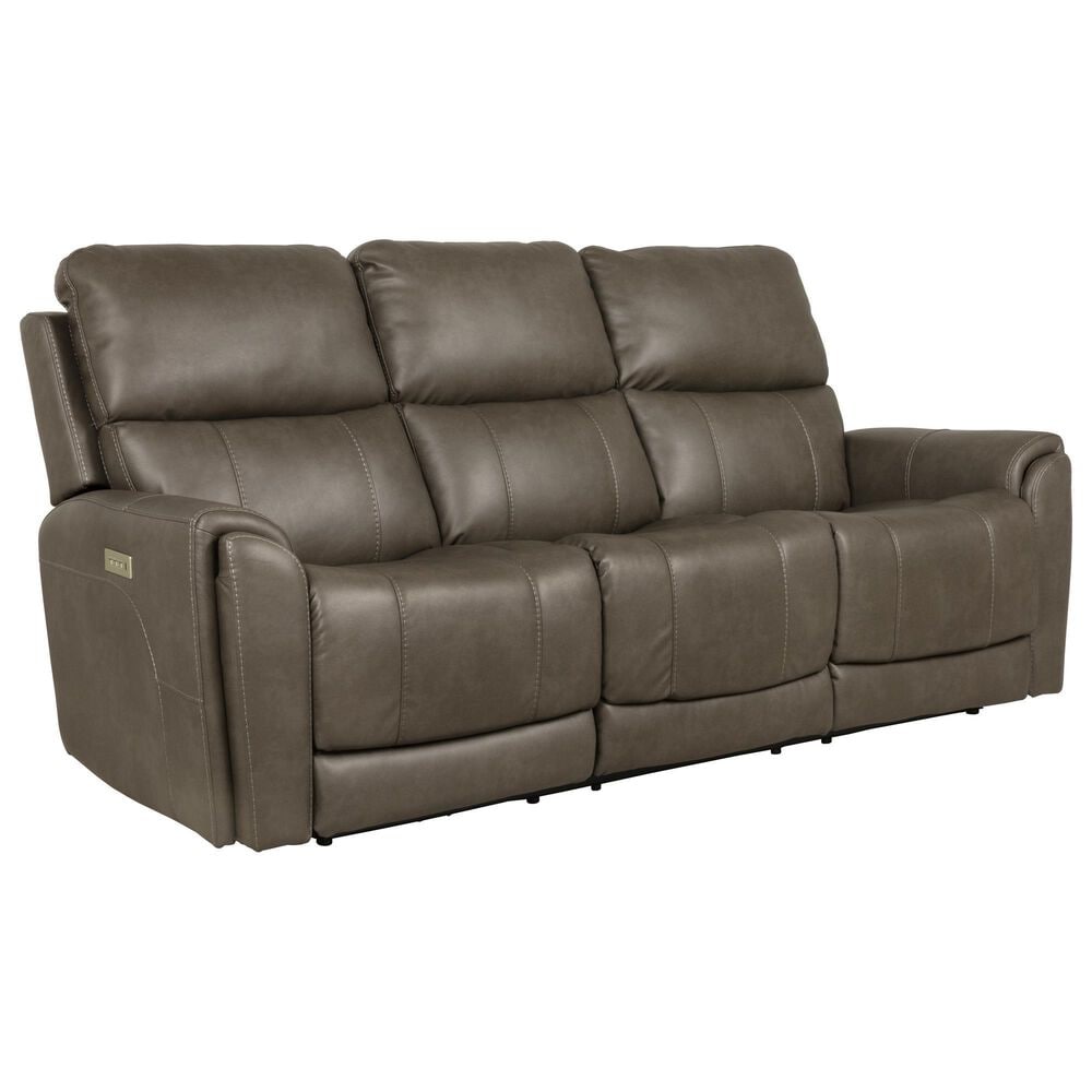 Flexsteel Carter Power Reclining Sofa with Console and Power Headrests ...