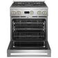 Monogram 30" All Gas Professional Range with 4 Burners in Stainless ...