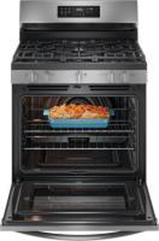 Frigidaire 30" Gas Range with Air Fry in Stainless Steel | NFM