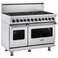 Viking Range 48" Freestanding Dual Fuel Range with 8 Burners in ...