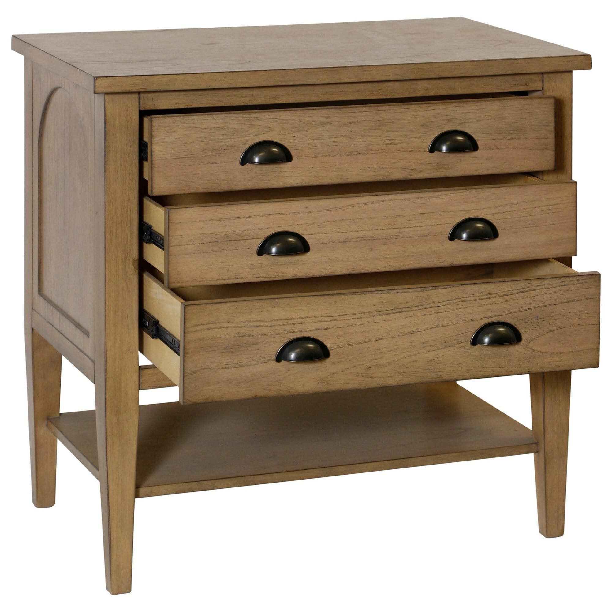 Stylecraft Lamps Inc 3 Drawer Bachelor Chest in Natural