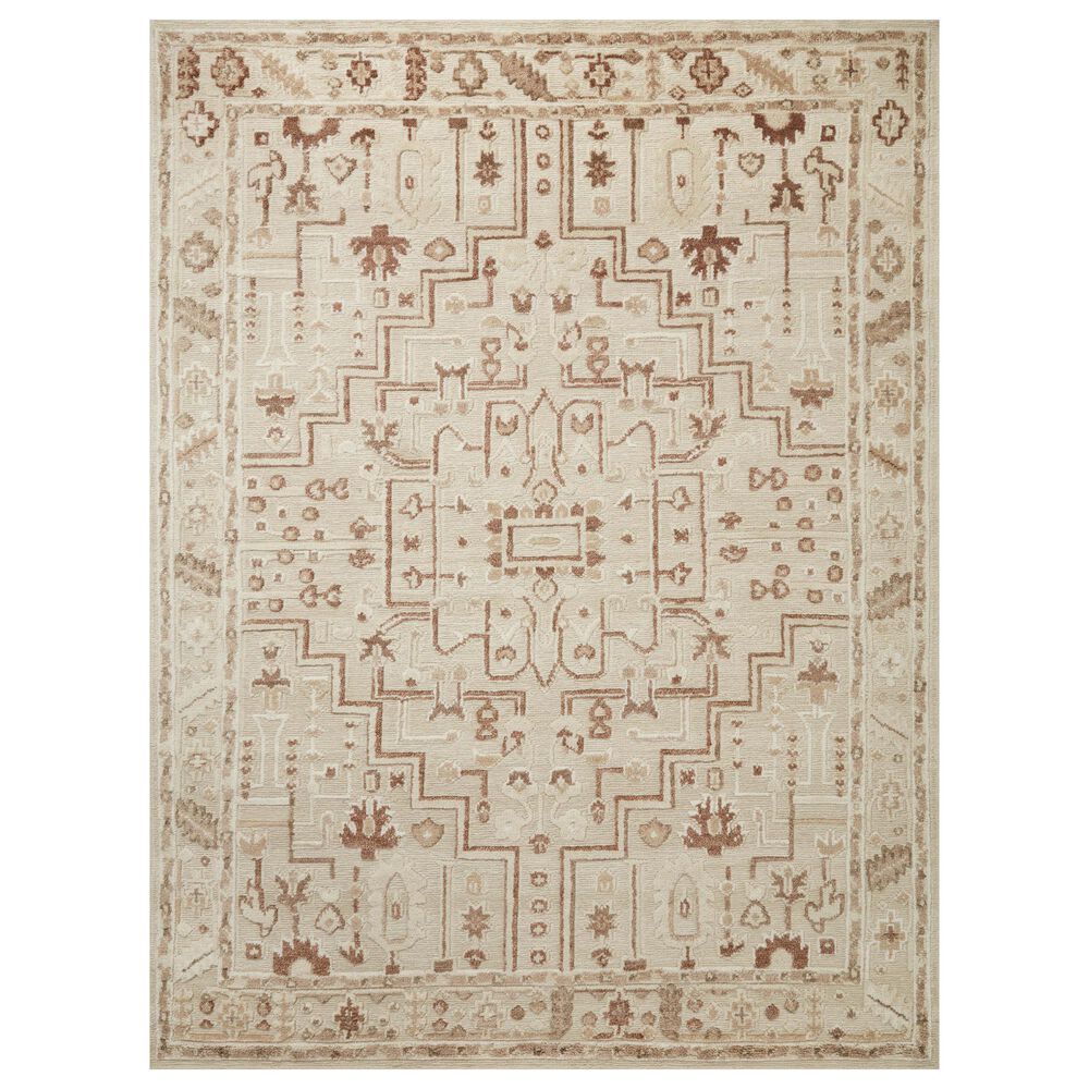 Magnolia Home Ingrid 4' x 6' Ivory and Earth Area Rug | NFM
