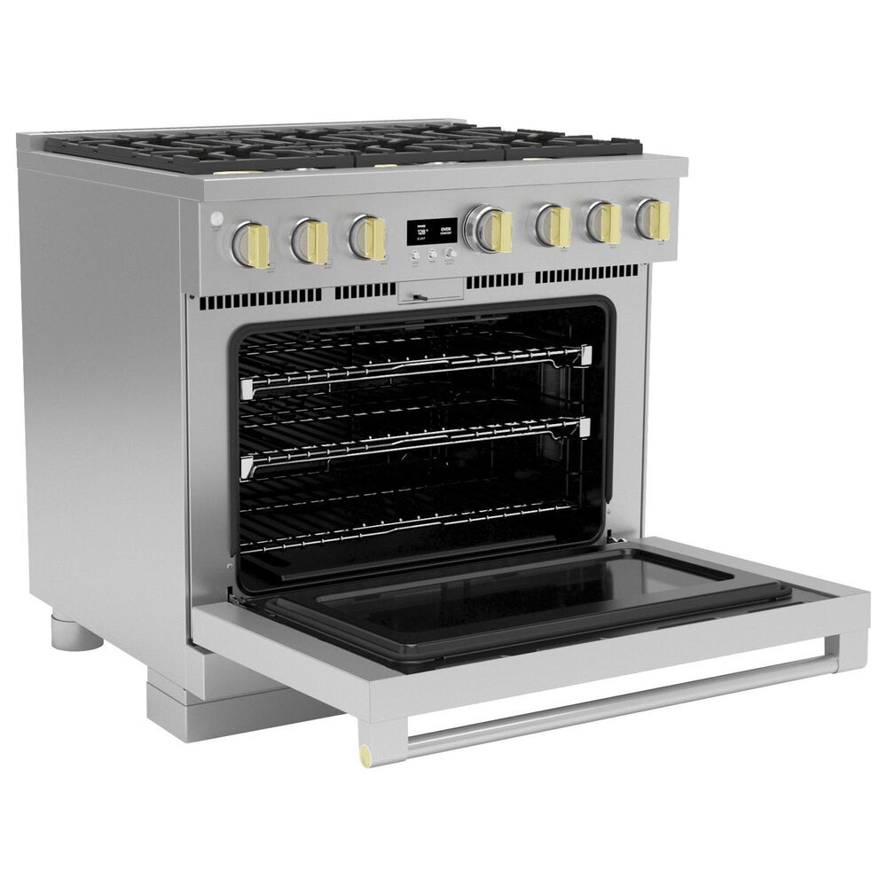 Monogram 36" All Gas Professional Range with 6 Burners in Stainless ...