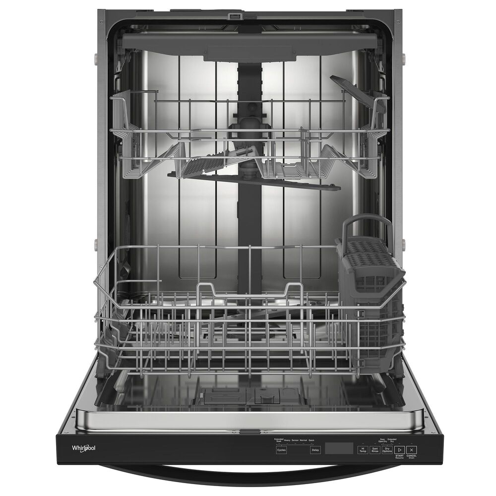 Whirlpool 24" Built In Dishwasher with 3rd Rack in Black | NFM
