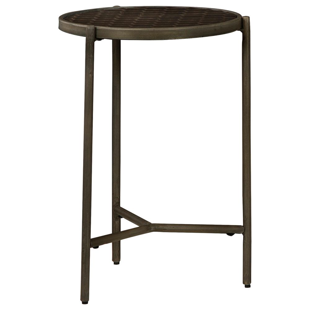 Signature Design by Ashley Doraley Chairside Table in Distressed Brown ...