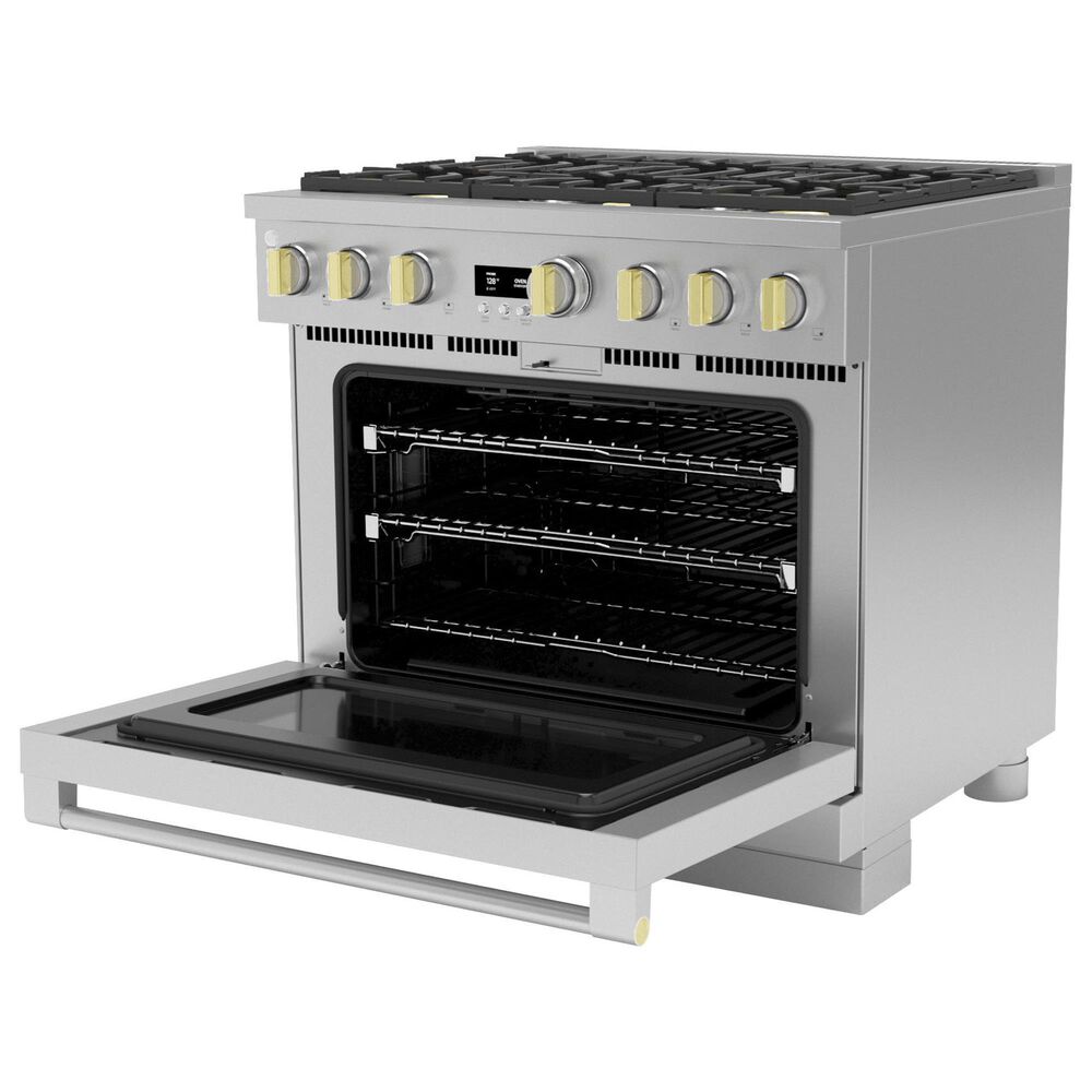 Monogram 36" All Gas Professional Range with 6 Burners in Stainless ...