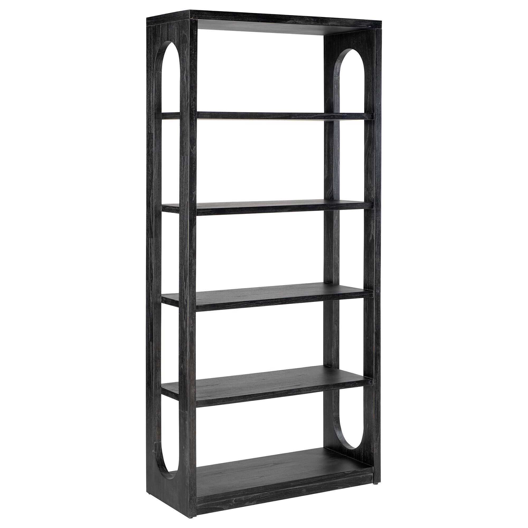 Black etagere shelf store