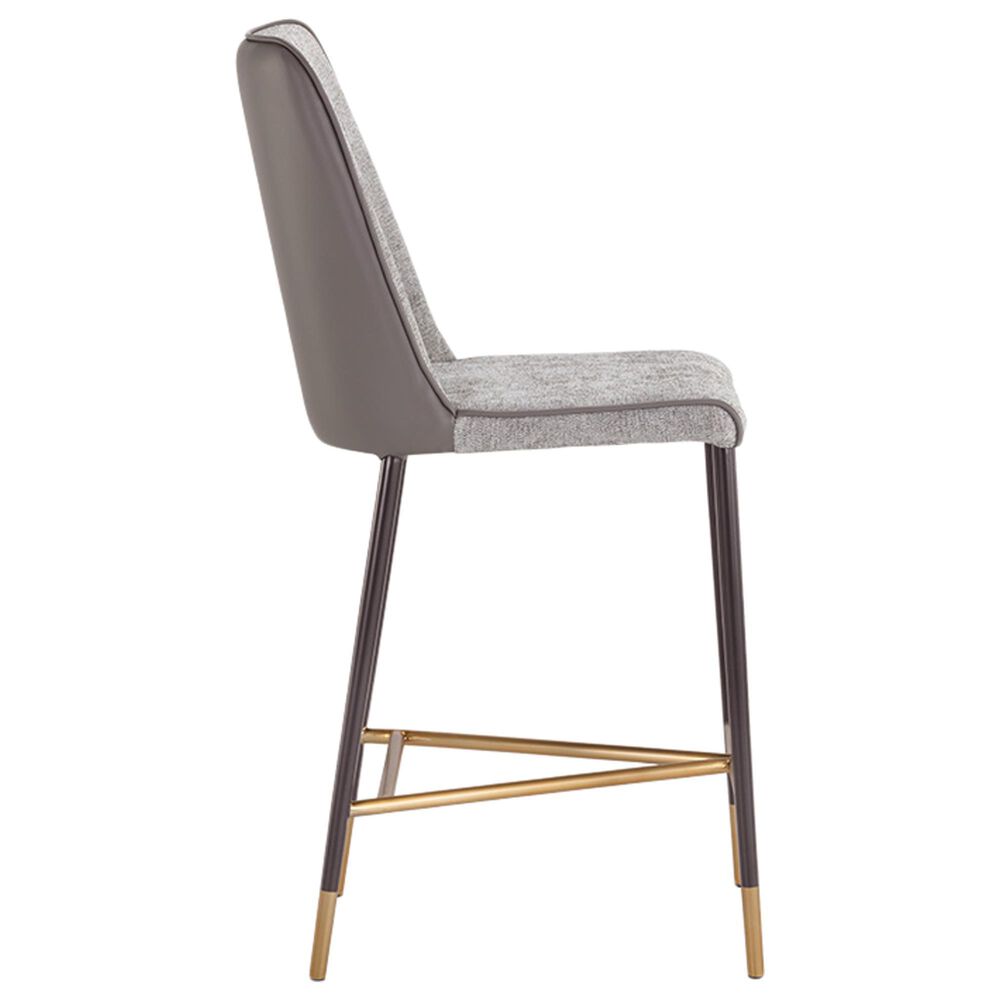 37B Ikon Klaus Counter Stool in Gold and Gunmetal | NFM