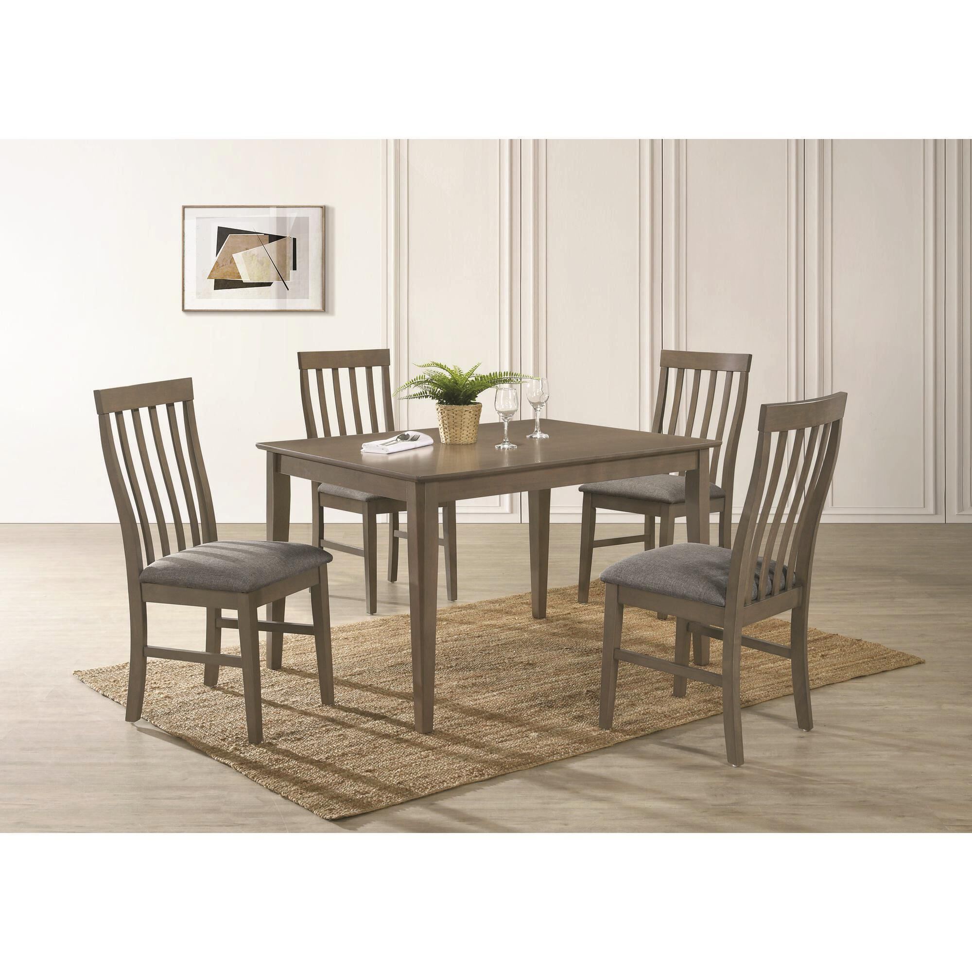 Mayberry Hill 5pc Dining Set in Brown and Grey NFM