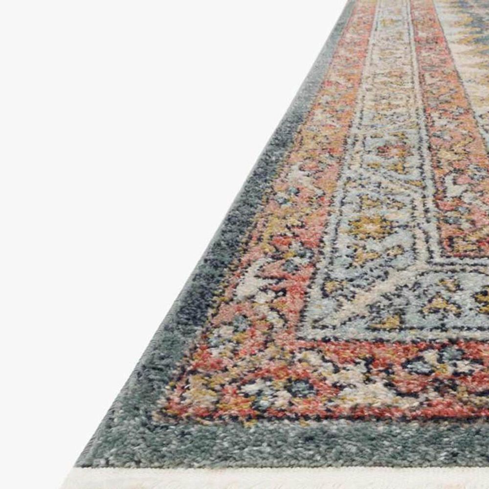 Magnolia Home Graham GRA-01 2'3" x 12' Blue and Persimmon Runner | Shop NFM