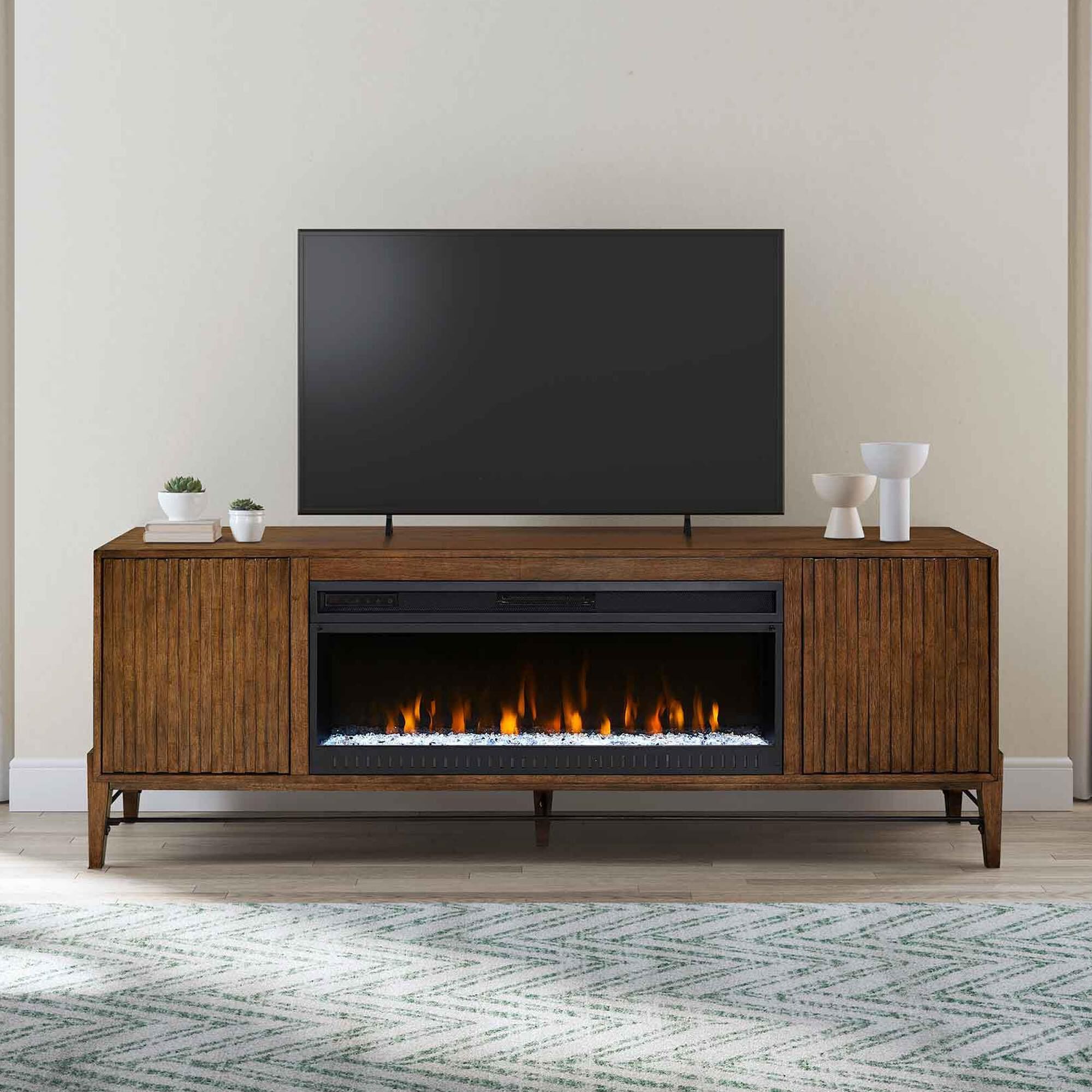 Martin Furniture Delray 82 Fireplace TV Stand