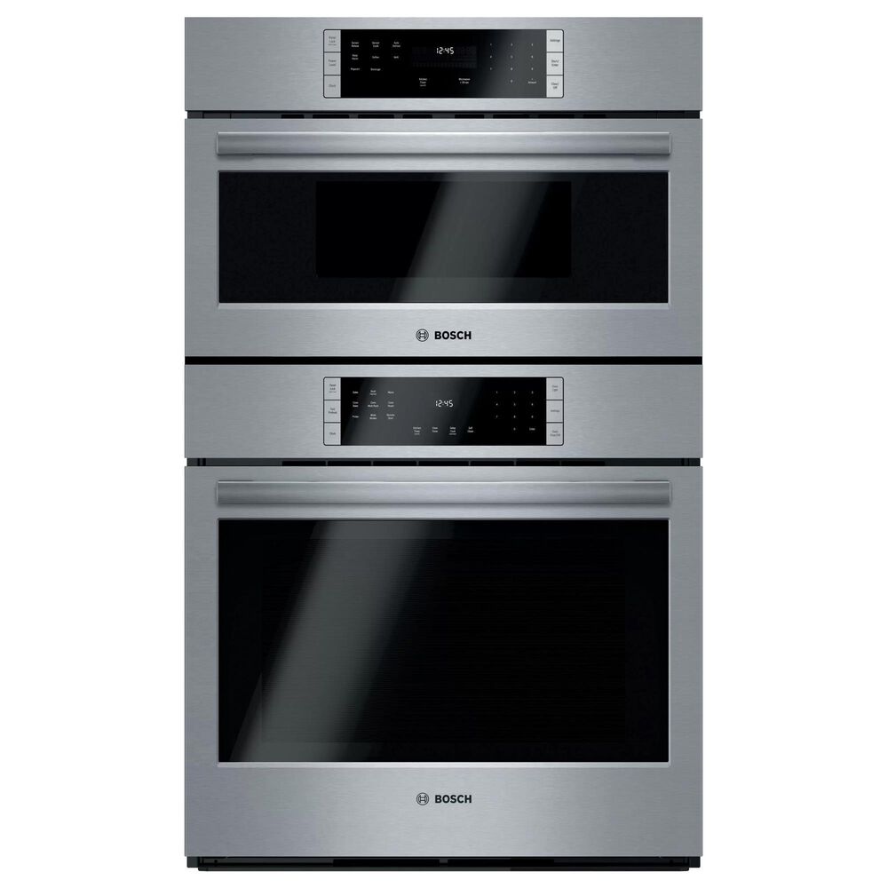 Bosch 30" Combination Double Electric Wall Oven in Stainless Steel ...