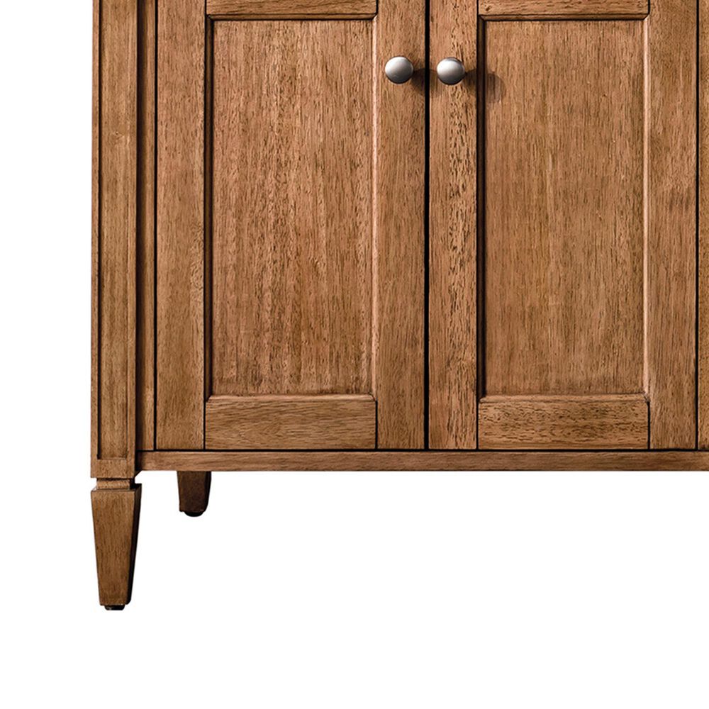 James Martin Vanities Brittany 72" Double Bathroom Vanity in Saddle ...