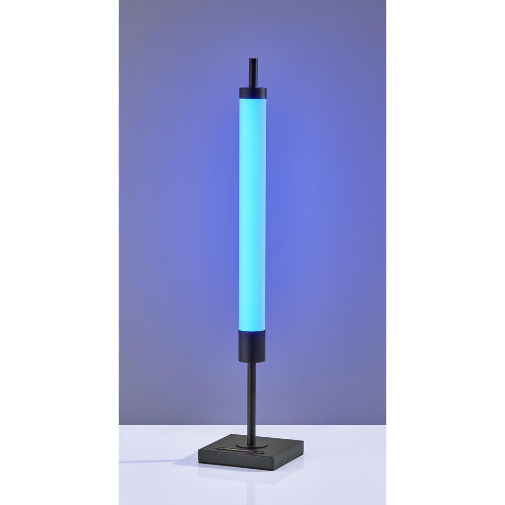 Adesso Collin LED Color Changing Table Lamp in Black | NFM