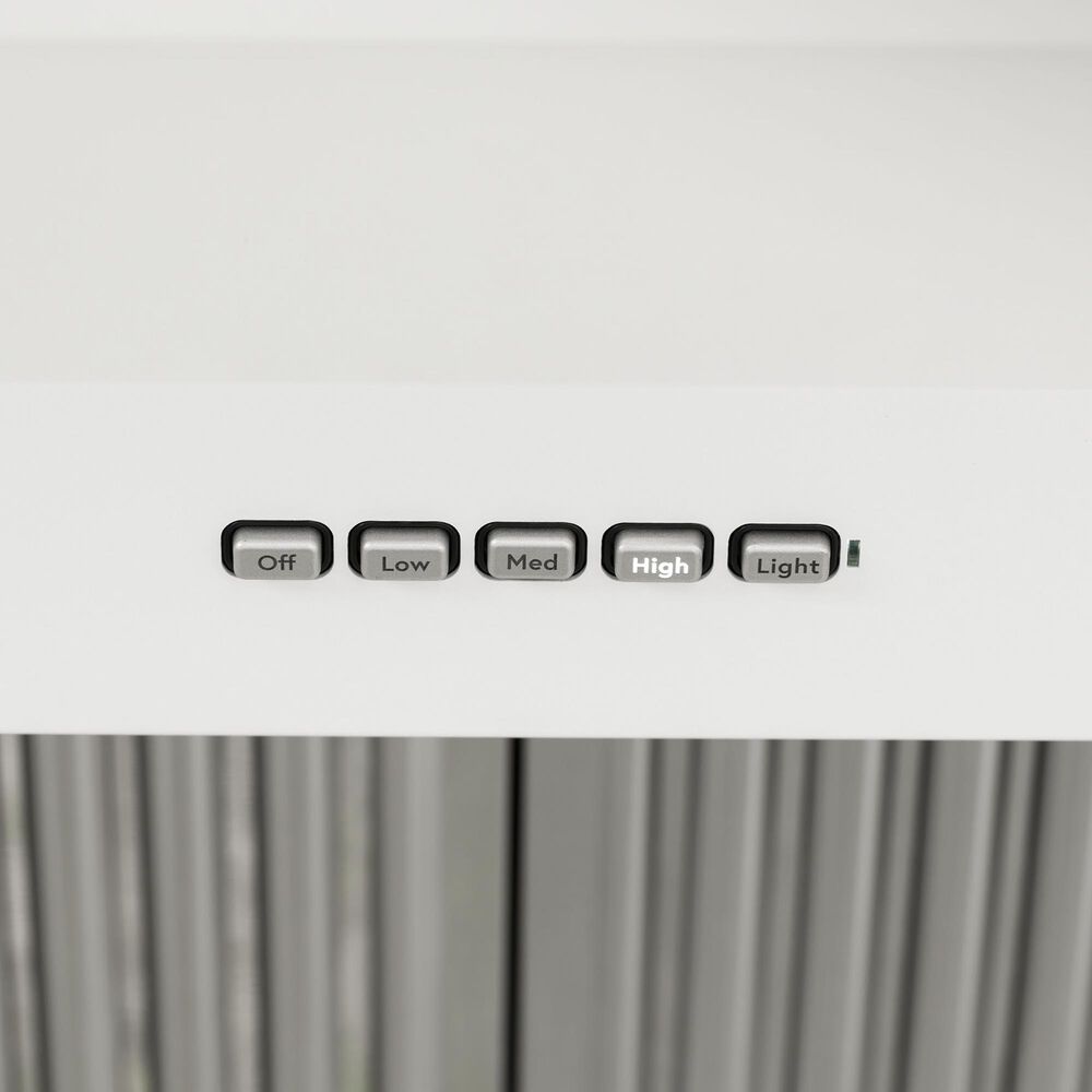 Cafe 36" Commercial Range Hood in Matte White | NFM