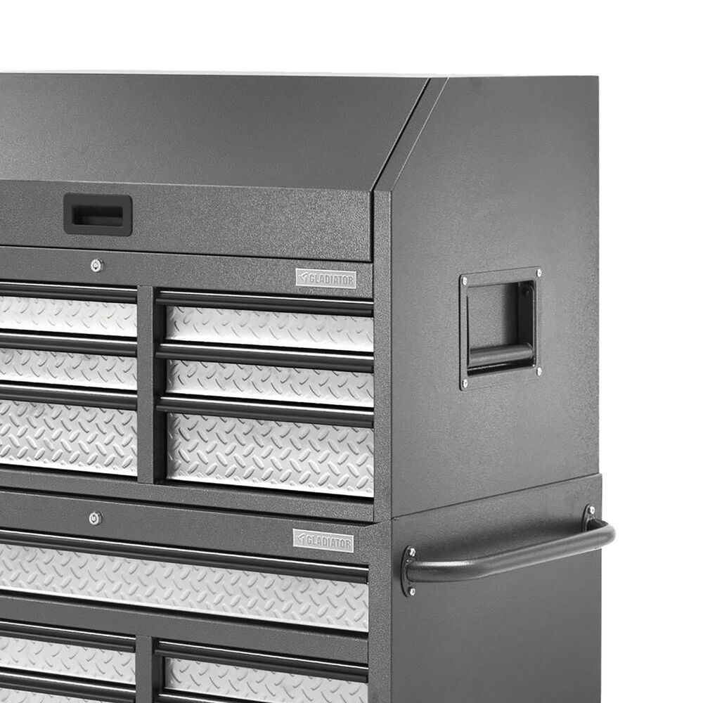 Gladiator 41" 15-Drawer Mobile Tool Chest Combo in Hammered Granite | NFM