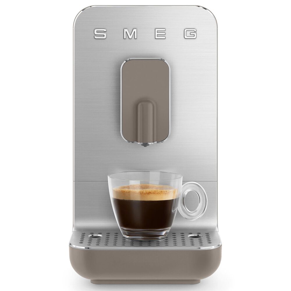 Smeg 47.34 Oz Automatic Coffee Machine in Taupe and Smoky Gray | Shop NFM