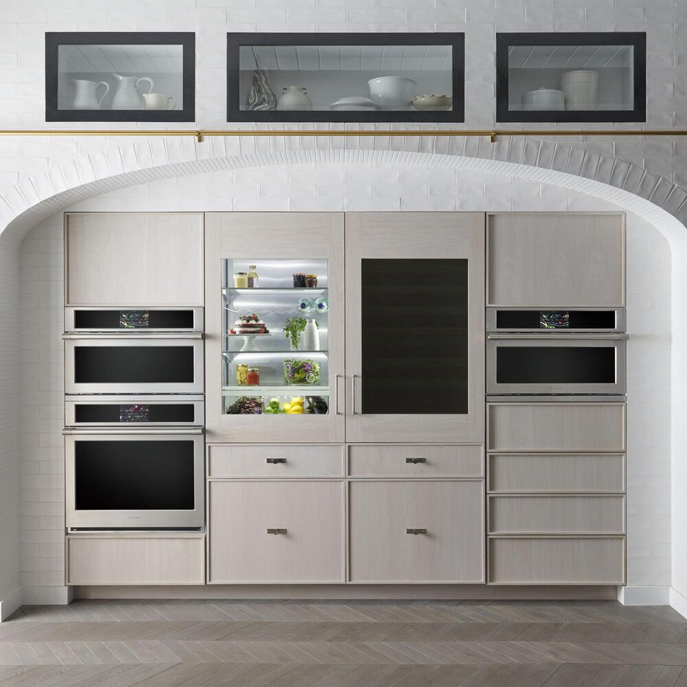 Monogram 30" Fully Integrated Customizable Refrigerator with Solid Door ...