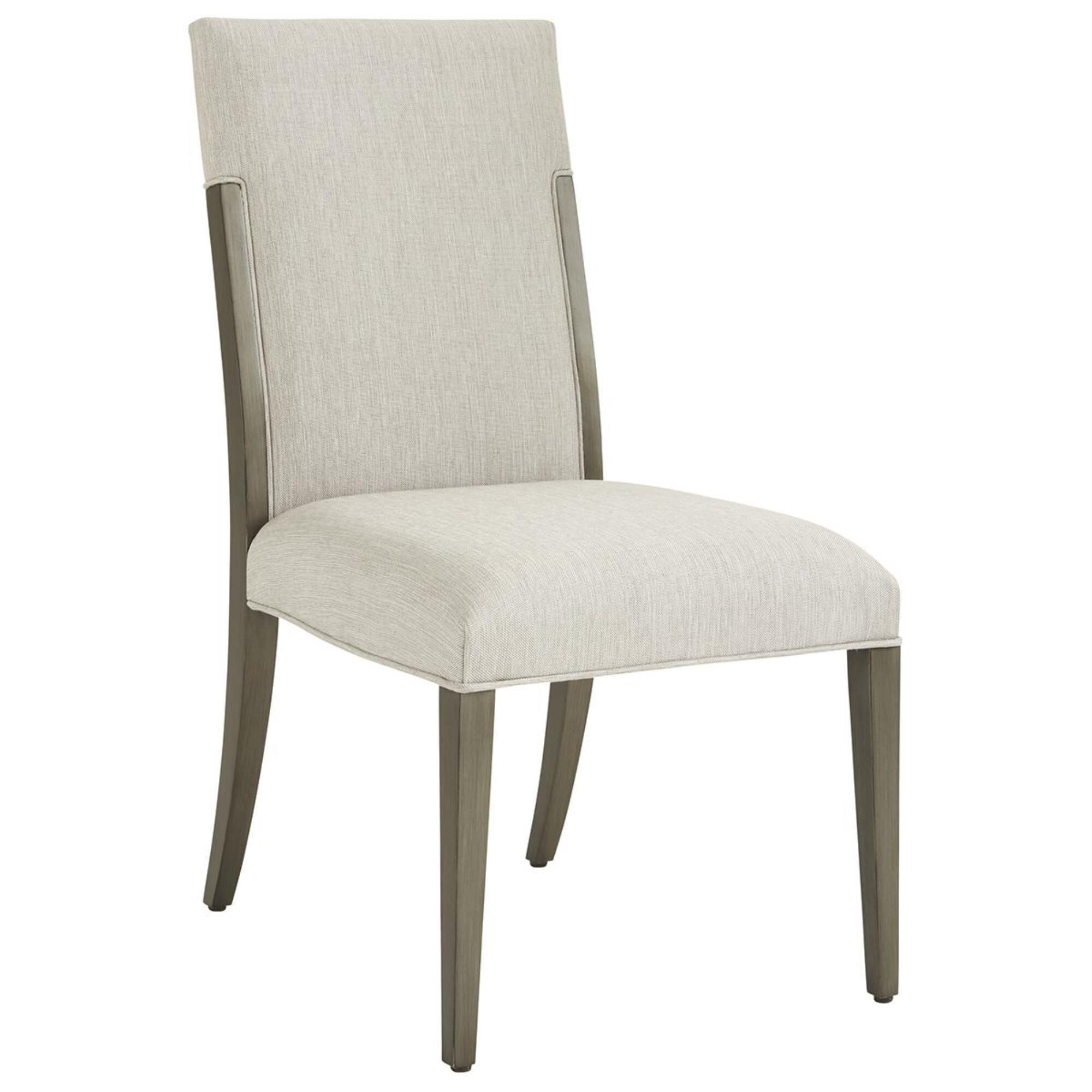 Lexington Furniture Ariana Saverne Side Chair in Silver Gray Rich Gray NFM