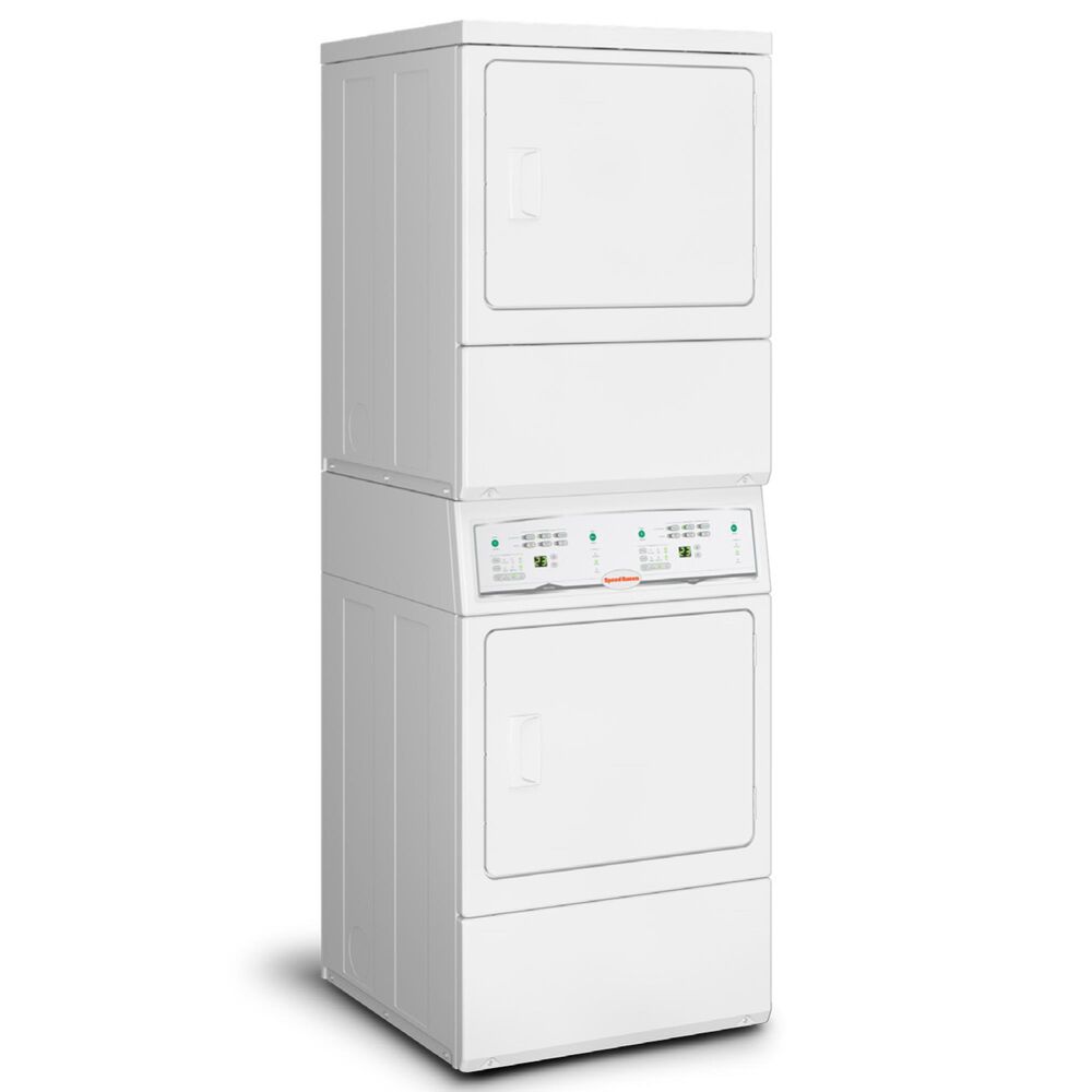 Speed Queen 7 Cu. Ft. Electric Stack Dryers in White | NFM