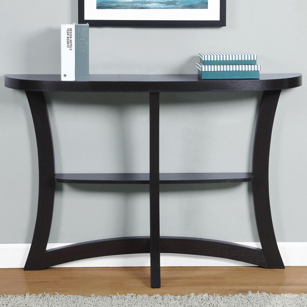 Monarch Sofa Console Table With Mirrored Finish And 2 Drawers ...