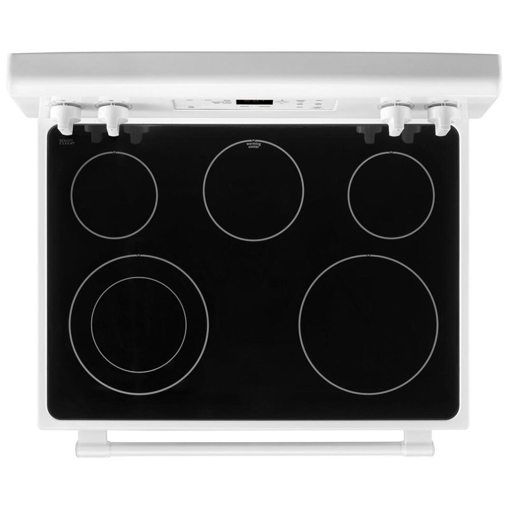 Maytag 30 Electric Range In White Nfm