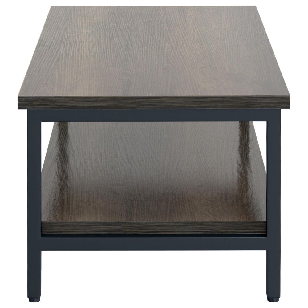 Golden Wave Furniture Lennon Cocktail Table in Black and Warm Brown | NFM