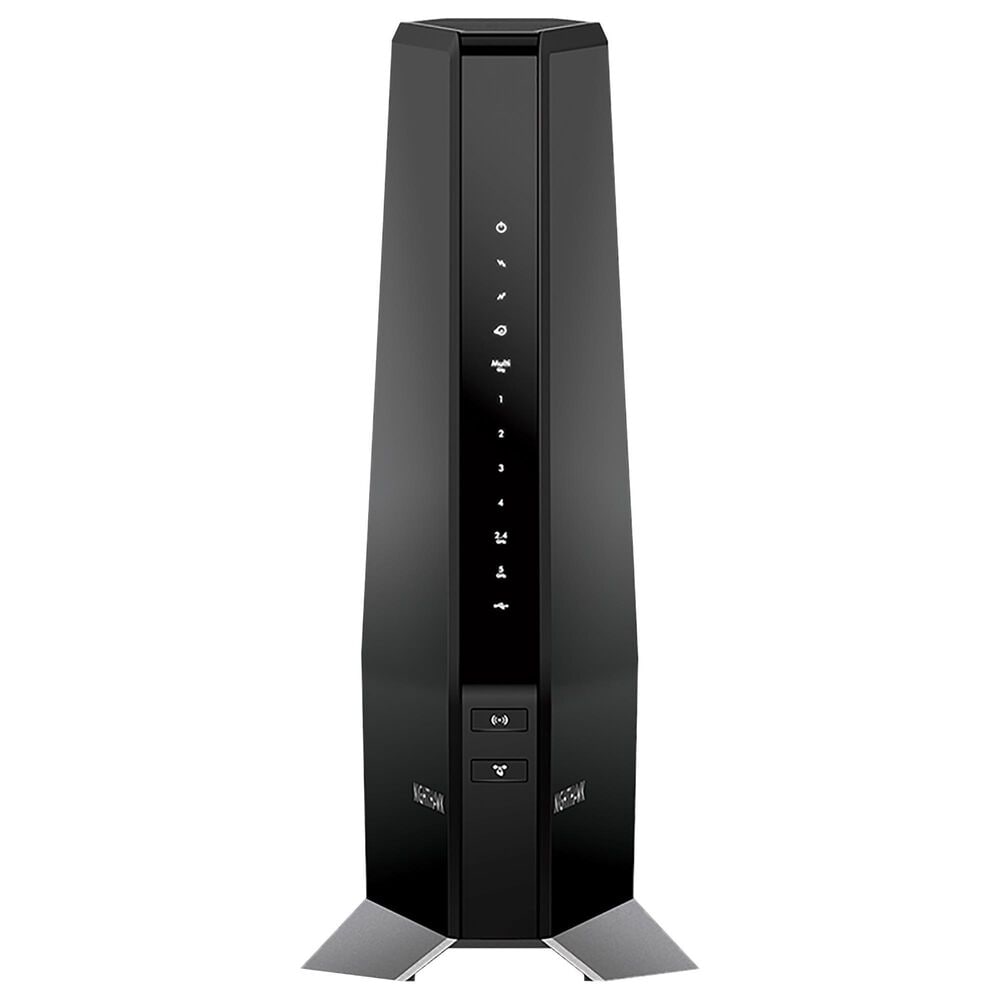 NETGEAR Nighthawk AX8 8-Stream Wi-Fi 6 Cable Modem Router in Black | NFM