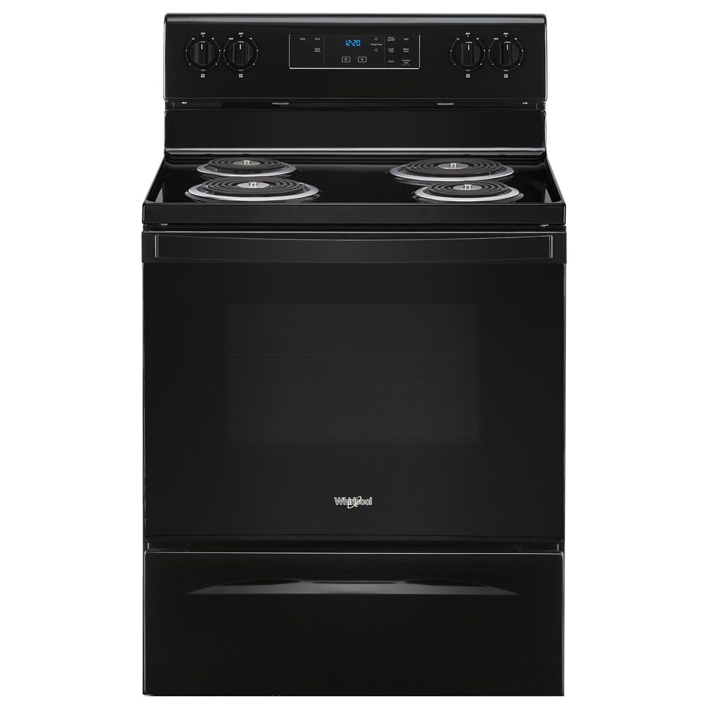 Whirlpool 4.8 Cu. Ft. Freestanding Electric Range with Keep Warm in Black