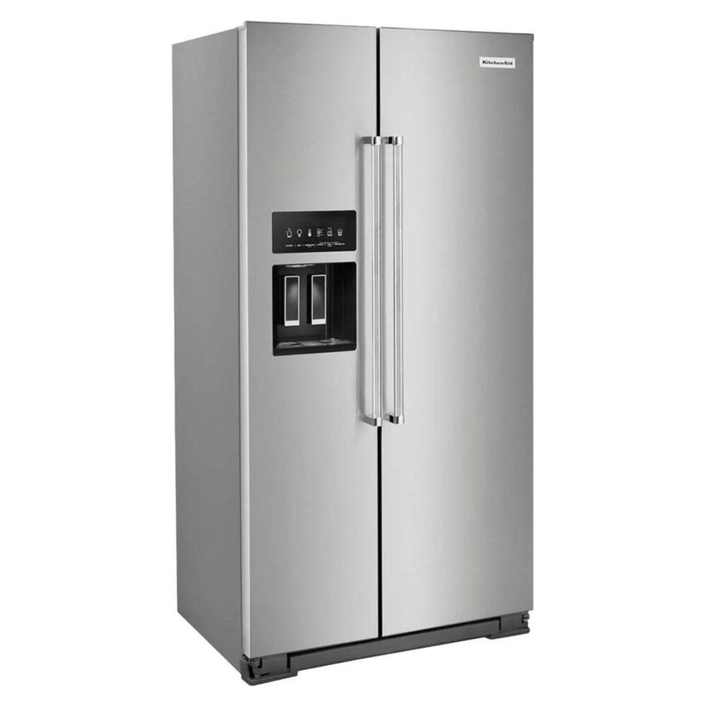 KitchenAid 22.6 Cu. Ft. Side-By-Side Refrigerator in Stainless Steel | NFM