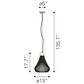 Zuo Modern Interstellar Ceiling Lamp in Black | NFM