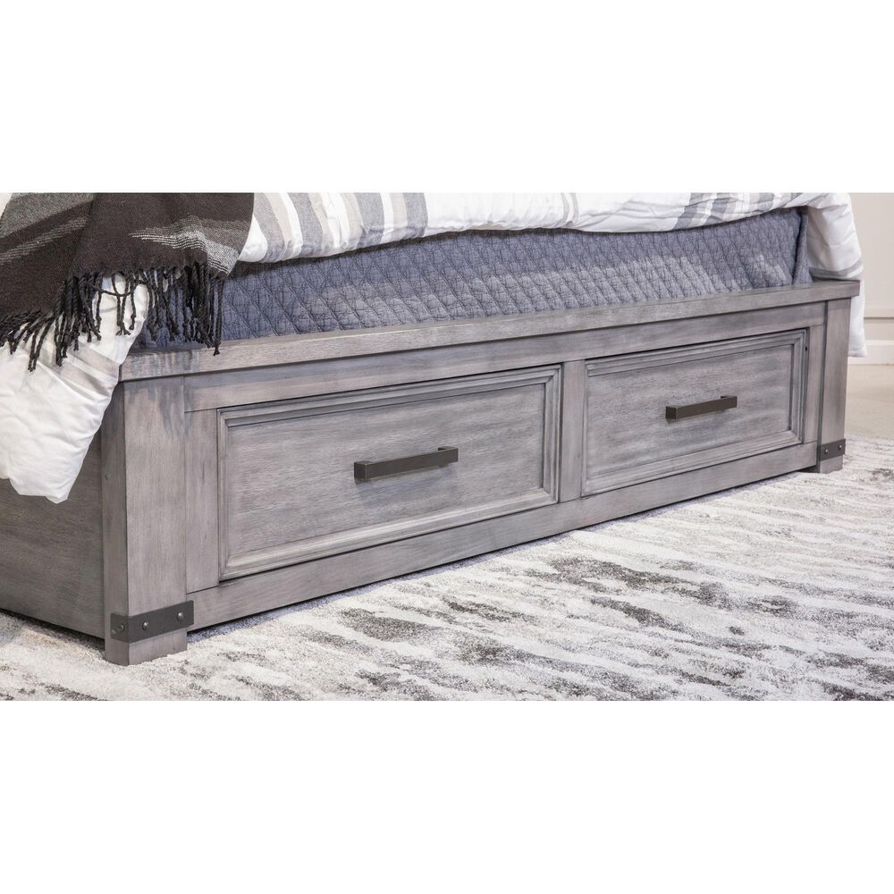 Ashley Russelyn Queen Storage Bed in Gray | NFM