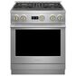 Monogram 30" Dual-Fuel Professional Range with 4 Burners in Stainless ...