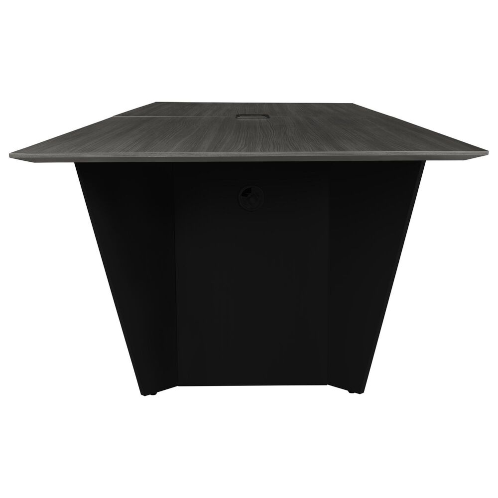 Regency Global Sourcing Array 96" Conference Table in Black and Ash Grey