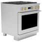 Monogram 30" All Gas Professional Range with 4 Burners in Stainless ...