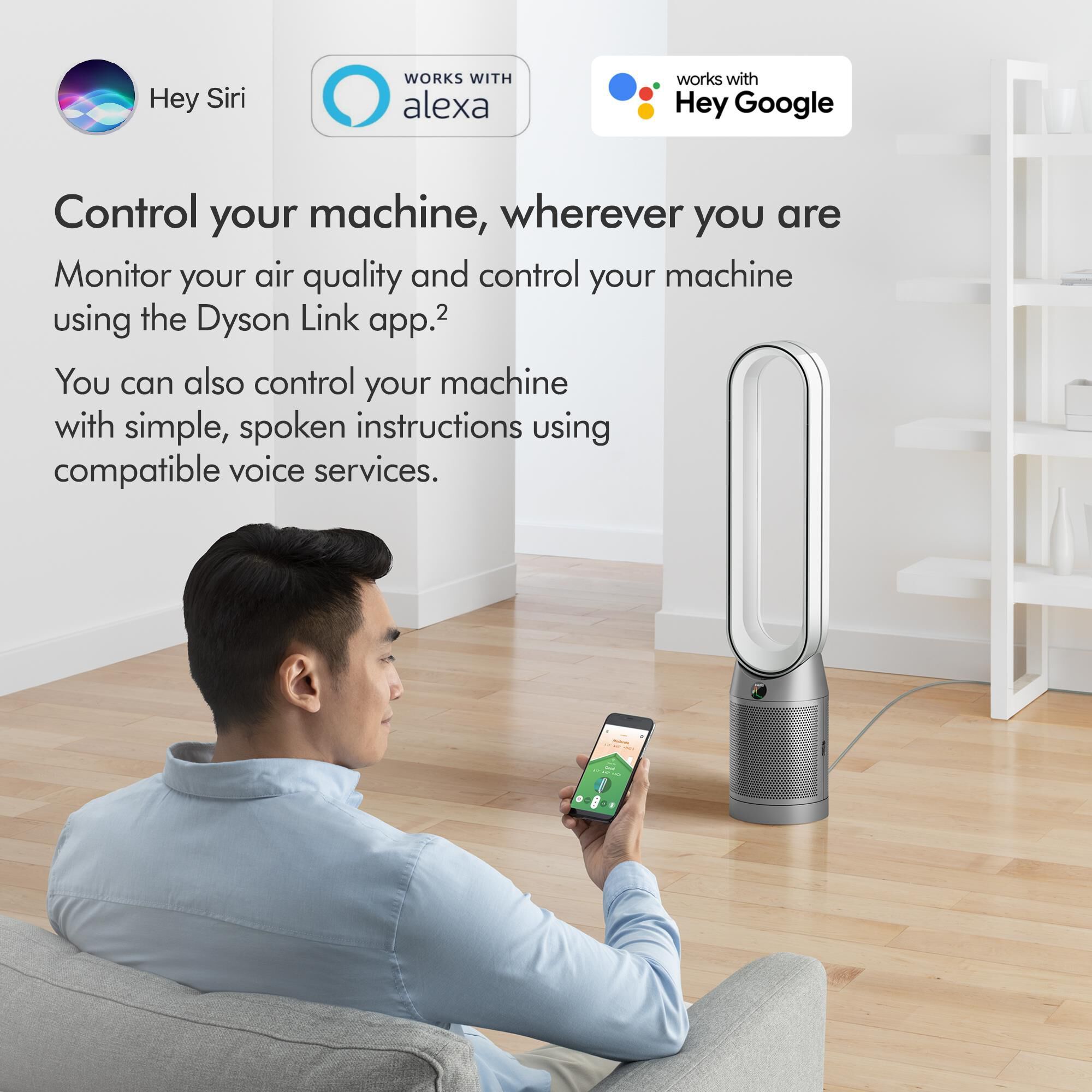 Dyson Purifier Cool TP07 in White Silver NFM